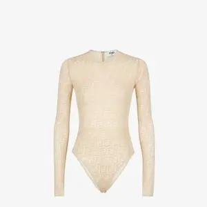 Fendi Lace Bodysuit - Beige