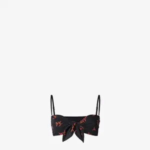 Fendi Bandeau Bikini Top - Black