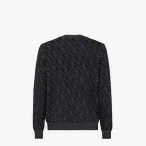 Fendi Jacquard Ff Motif Jumper