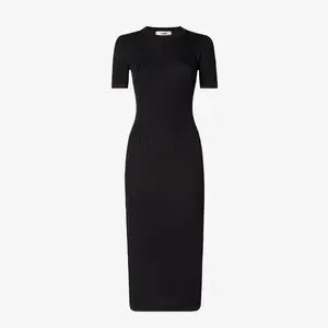 Fendi Fitted Midi Dress - Black