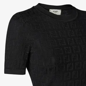 Fendi Fitted Midi Dress - Black