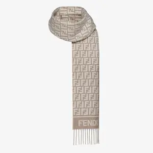 Fendi Ff Scarf - Grey