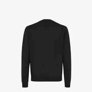 Fendi Regular-fit Crew-neck Pullover - Black