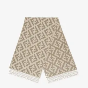 Fendi Ff Scarf - Brown