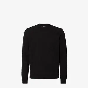 Fendi Regular-fit Pullover With Ff Selleria Stitching