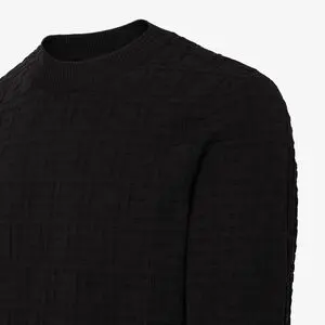 Fendi Regular-fit Pullover With Ff Selleria Stitching