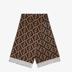 Fendi Ff Scarf - Brown