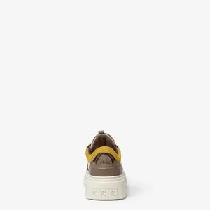 Fendi Force Trainers - Brown
