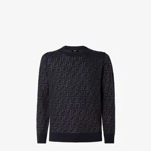 Fendi Regular-fit Pullover - Blue