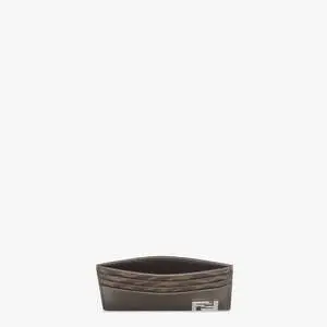 Fendi Ff Squared Card Holder - Brown