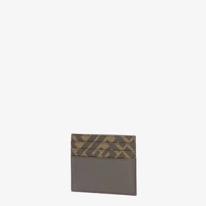 Fendi Ff Squared Card Holder - Brown