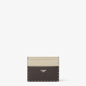 Fendi Selleria Card Holder - Brown