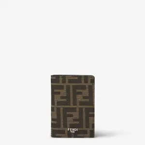 Fendi Ff Card Holder - Brown