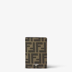 Fendi Ff Card Holder - Brown