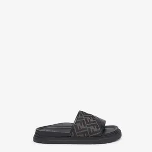 Fendi Diagonal Slides Grey