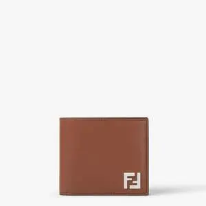 Fendi Ff Squared Bifold Wallet - Brown