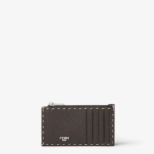 Fendi Selleria Card Holder - Brown