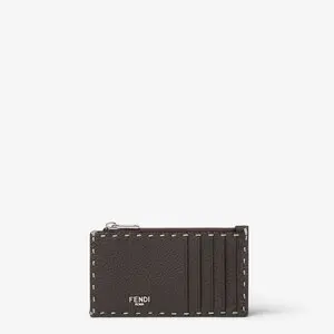 Fendi Selleria Card Holder - Brown