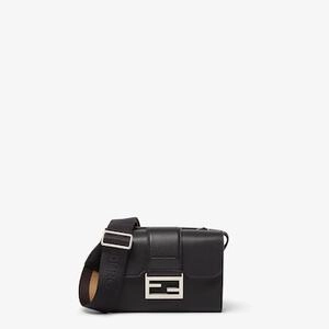 Fendi Baguette Double Bag - Black