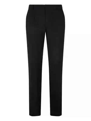 Roberto Cavalli Pleated Virgin-wool Trousers