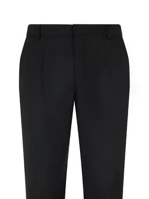 Roberto Cavalli Pleated Virgin-wool Trousers