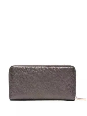 Liu Jo Metallic Zip-around Wallet - Brown