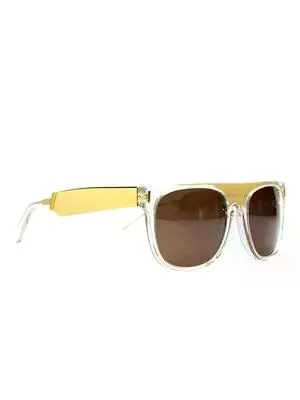 RETROSUPERFUTURE Flat Top Sunglasses With Gold-tone Details