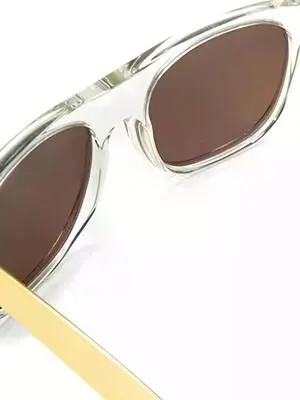 RETROSUPERFUTURE Flat Top Sunglasses With Gold-tone Details