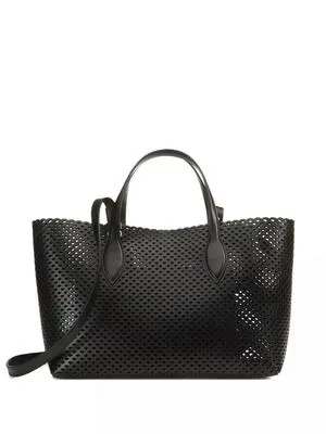 SERGIO ROSSI Mini Mermaid Perforated Tote Bag