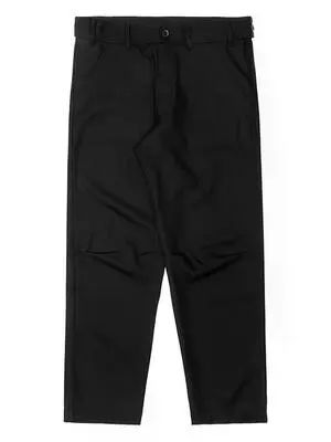Comme Des Garçons Button-fastening Woven Trousers - Black