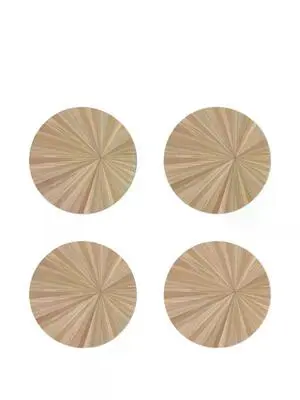 HESTIALIVING Soleil Round Coaster - Neutrals