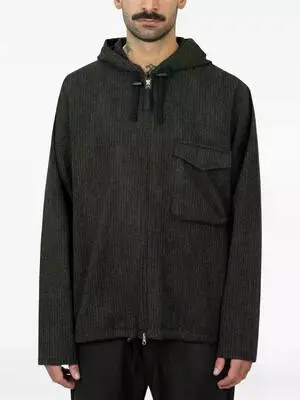 Universal Works Hooded Stripe-pattern Jacket