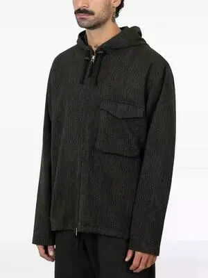Universal Works Hooded Stripe-pattern Jacket