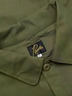 Needles Butterfly Embroidered Coverall Jacket - Green