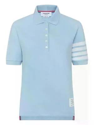 Thom Browne 4-bar Sleeve Polo Top