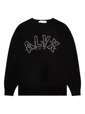 1017 Alyx 9sm Arch-logo Crew-neck Sweater