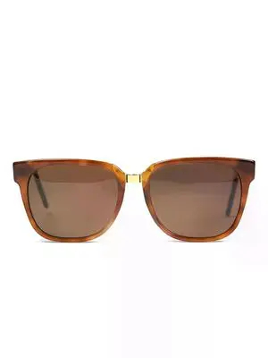 Retrosuperfuture Gold Tone Eyewear For Men