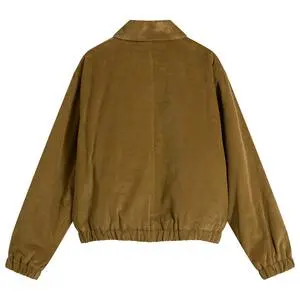 Ami Fine Corduroy Velvet Adc Jacket - Bronze