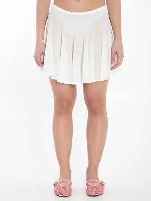 Alaïa Skater Skirt - White