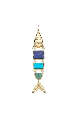 JANE WIN Carpe Diem Fish Pendant Necklace