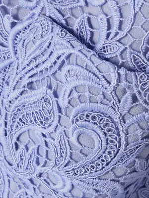 Etro Scalloped Corded Lace Jacket - Blue