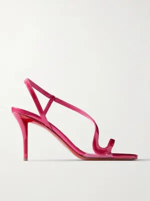 CHRISTIAN LOUBOUTIN Rosa Z 80 Patent-leather Sandals - Pink