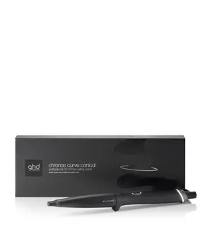 GHD Chronos Curve Conical Wand Hair Curler - Black