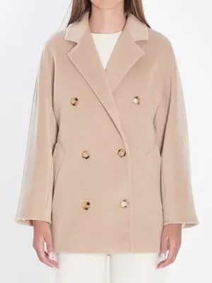 Women's Beige Wool Coats