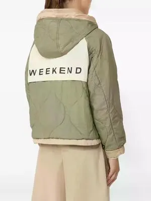 Max Mara Hooded Quilted Jacket
