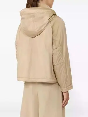 Max Mara Hooded Quilted Jacket