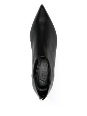 AeydĒ Virun Pointed-toe Kitten-heel Boots