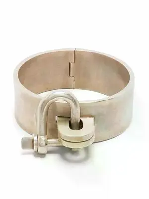 PARTS OF FOUR Restraint Chunky Cuff Bracelet - Silver