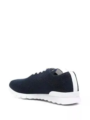 Kiton Lace-up Low-top Sneakers - Blue