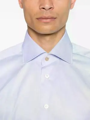 Kiton Long-sleeve Button-down Shirt - Blue